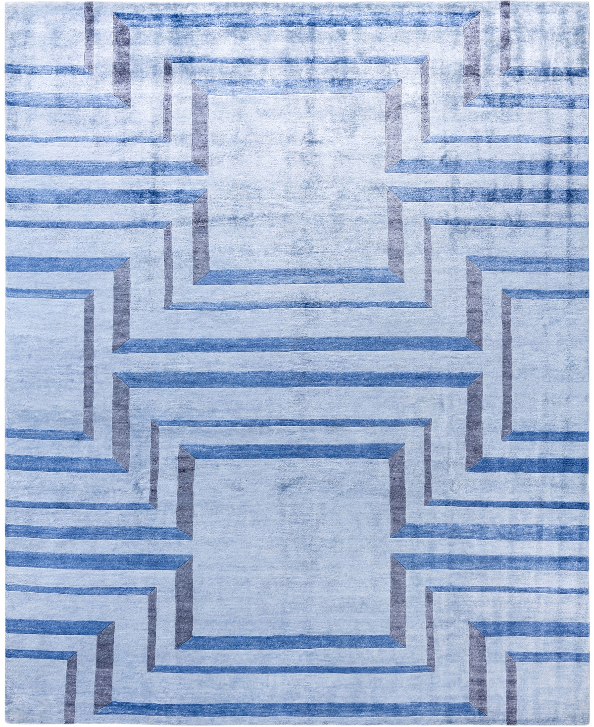 Adorn Hand Woven Rugs Indo Modern M7543 82x10 Area Rug - Beige