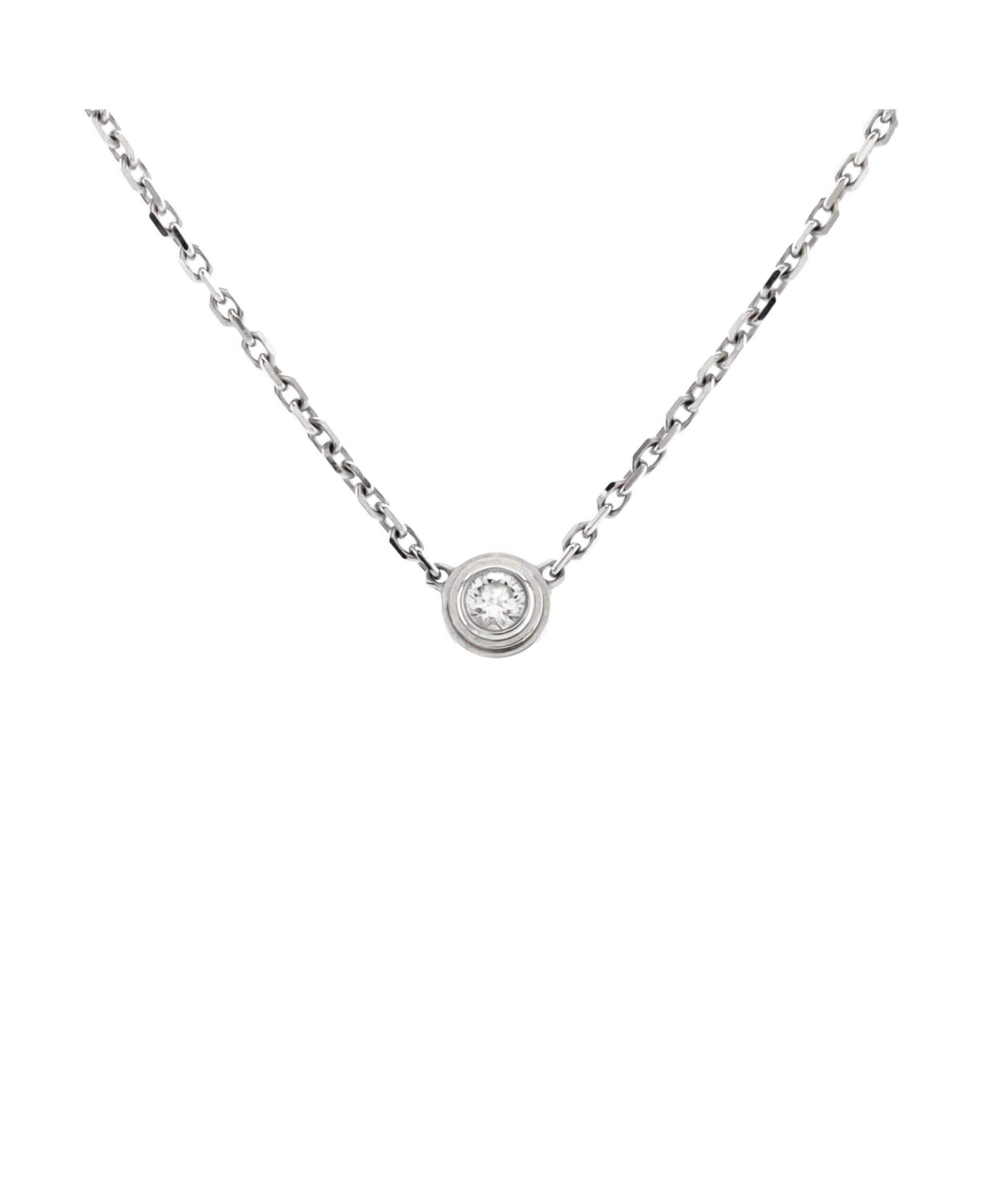 Click here for Pre-Owned Cartier Xs DAmour Pendant Necklace 18K W... prices