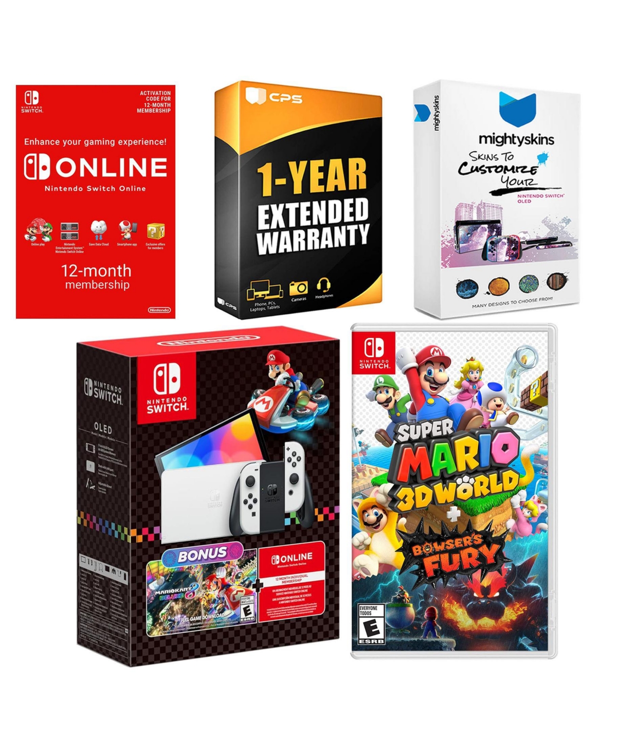 Click here for Nintendo Switch Oled Console Mario Kart 8 Bundle w... prices