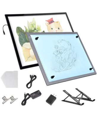 LED Drawing Board Tracing Light Pad Artist Stencil Tattoo Dimming A2 A3 ...