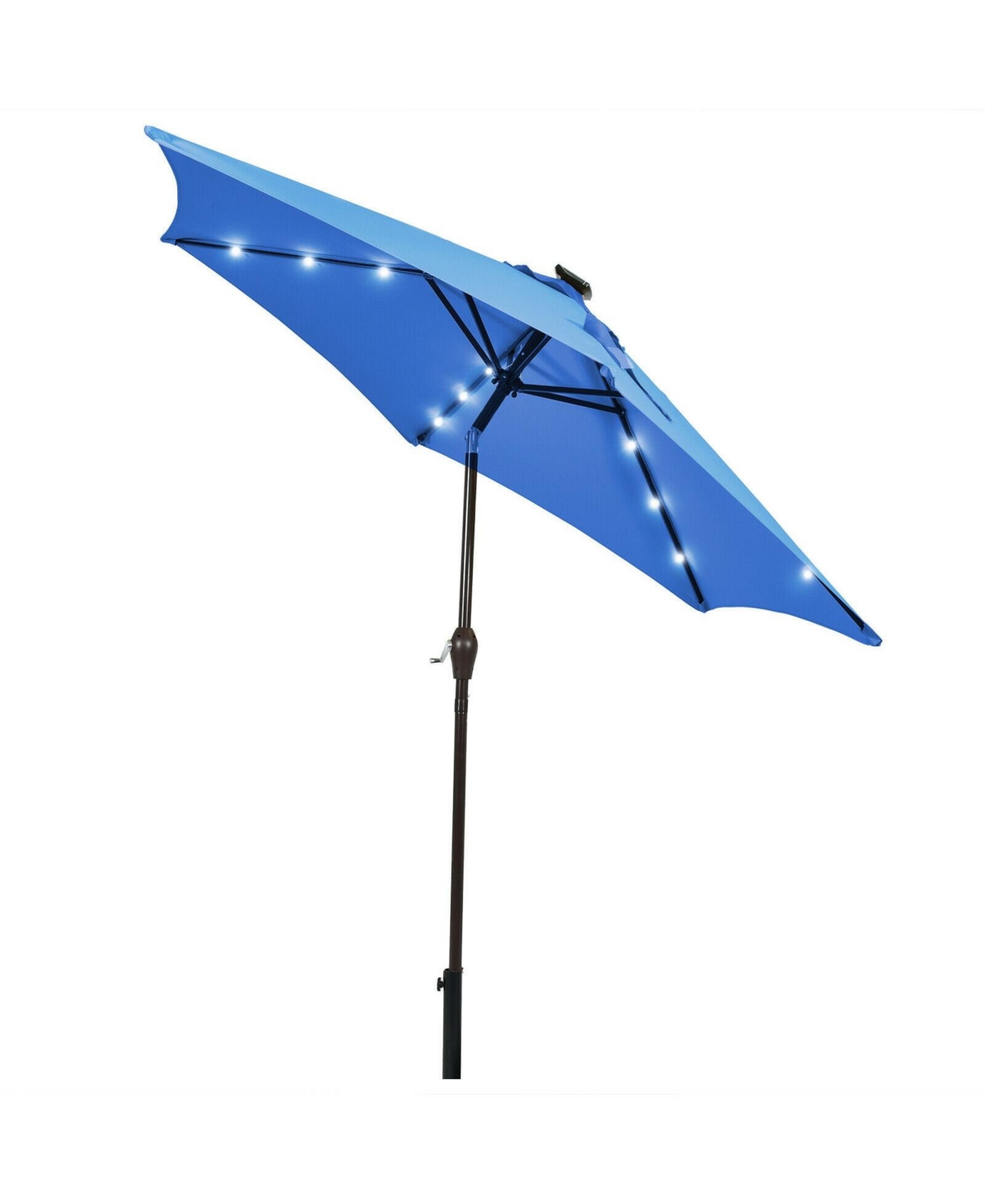 Click here for 9 Feet Solar Led Lighted Patio Market Umbrella wit... prices