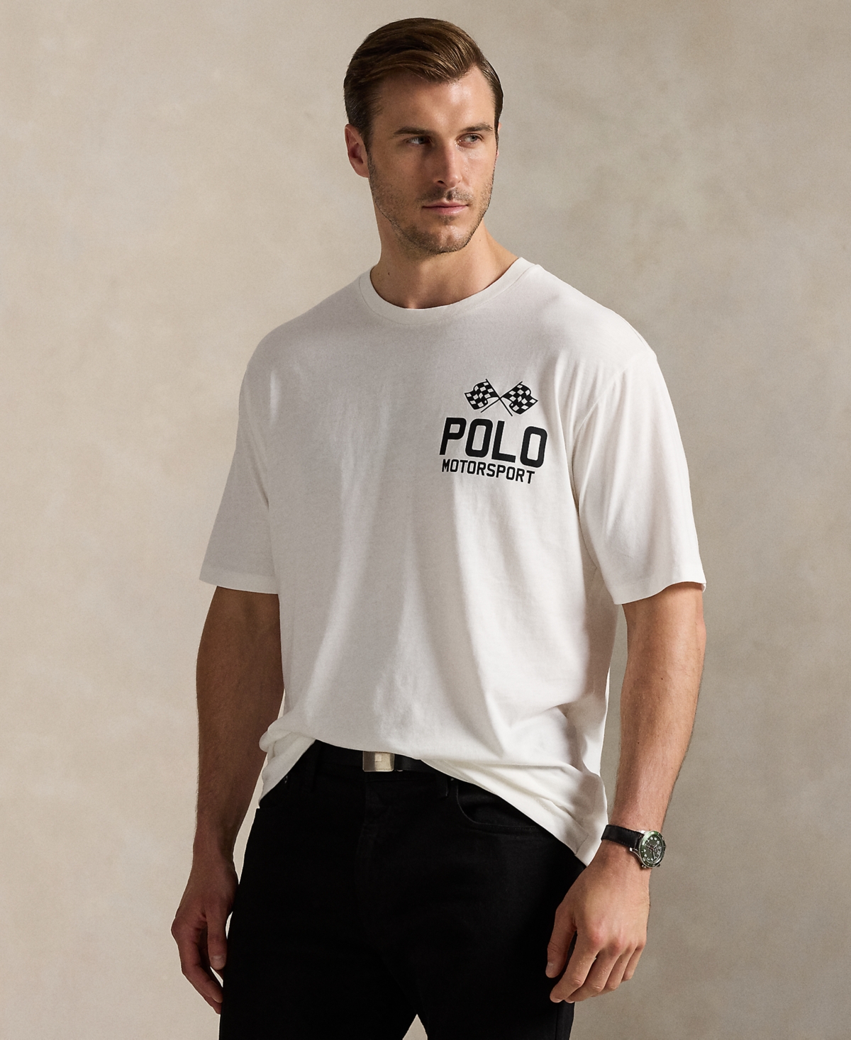Click here for Polo Ralph Lauren Mens Big & Tall Slub Jersey Grap... prices