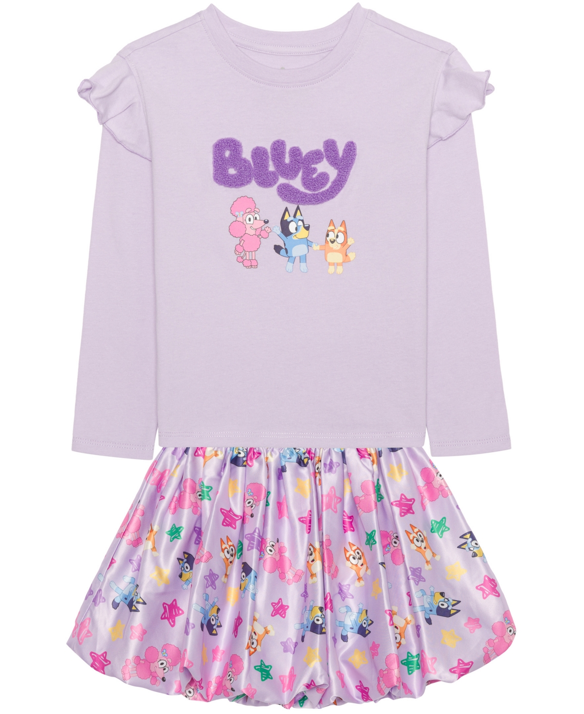 Click here for Bluey Toddler and Little Girls 2-Piece Bluey Long... prices