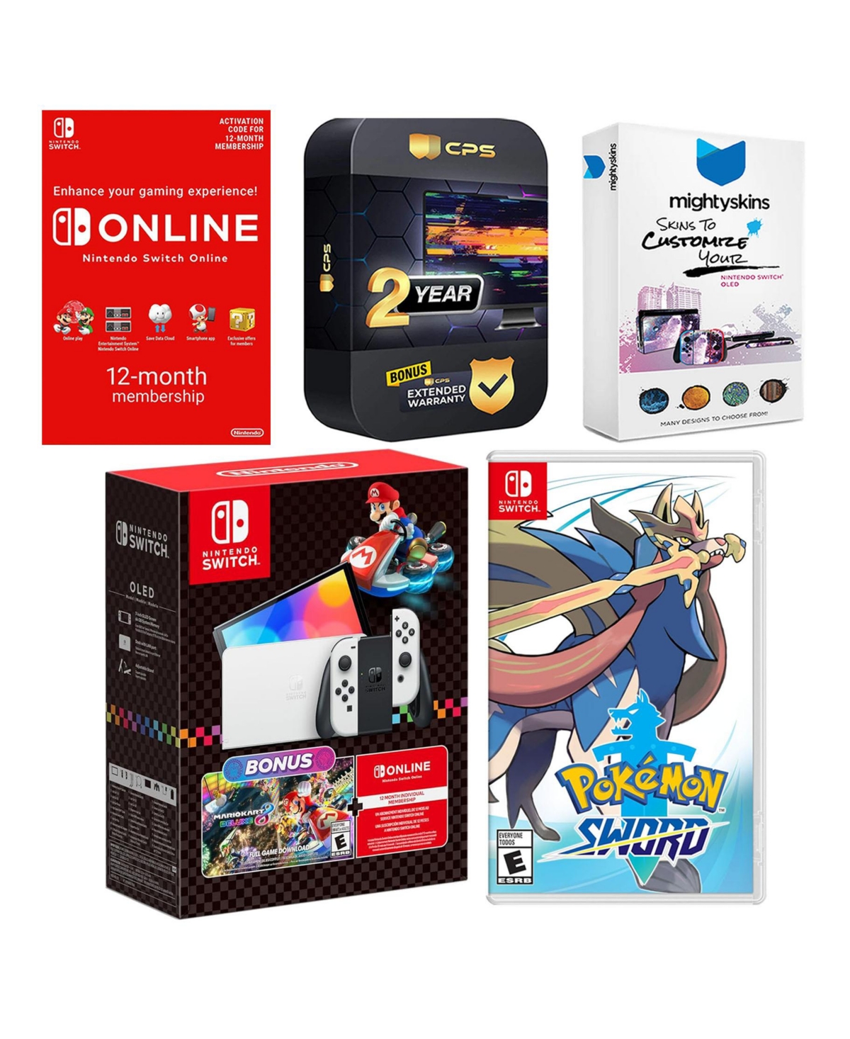 Click here for Nintendo Switch Oled Console Mario Kart 8 Bundle w... prices