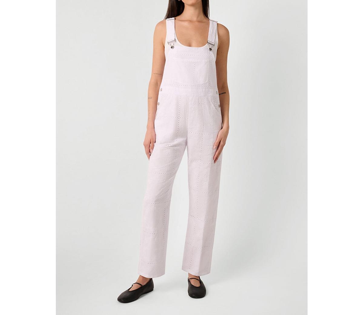 Click here for WeWoreWhat Womens Basic Overall - White multi prices