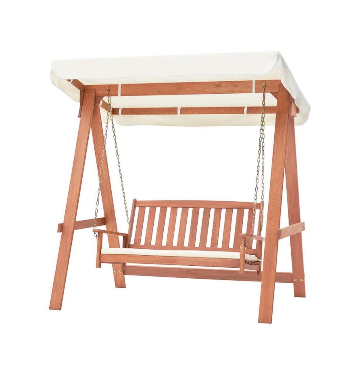 Click here for Outdoor 2-Seat Swing Bench w/ith A Frame and Sturd... prices