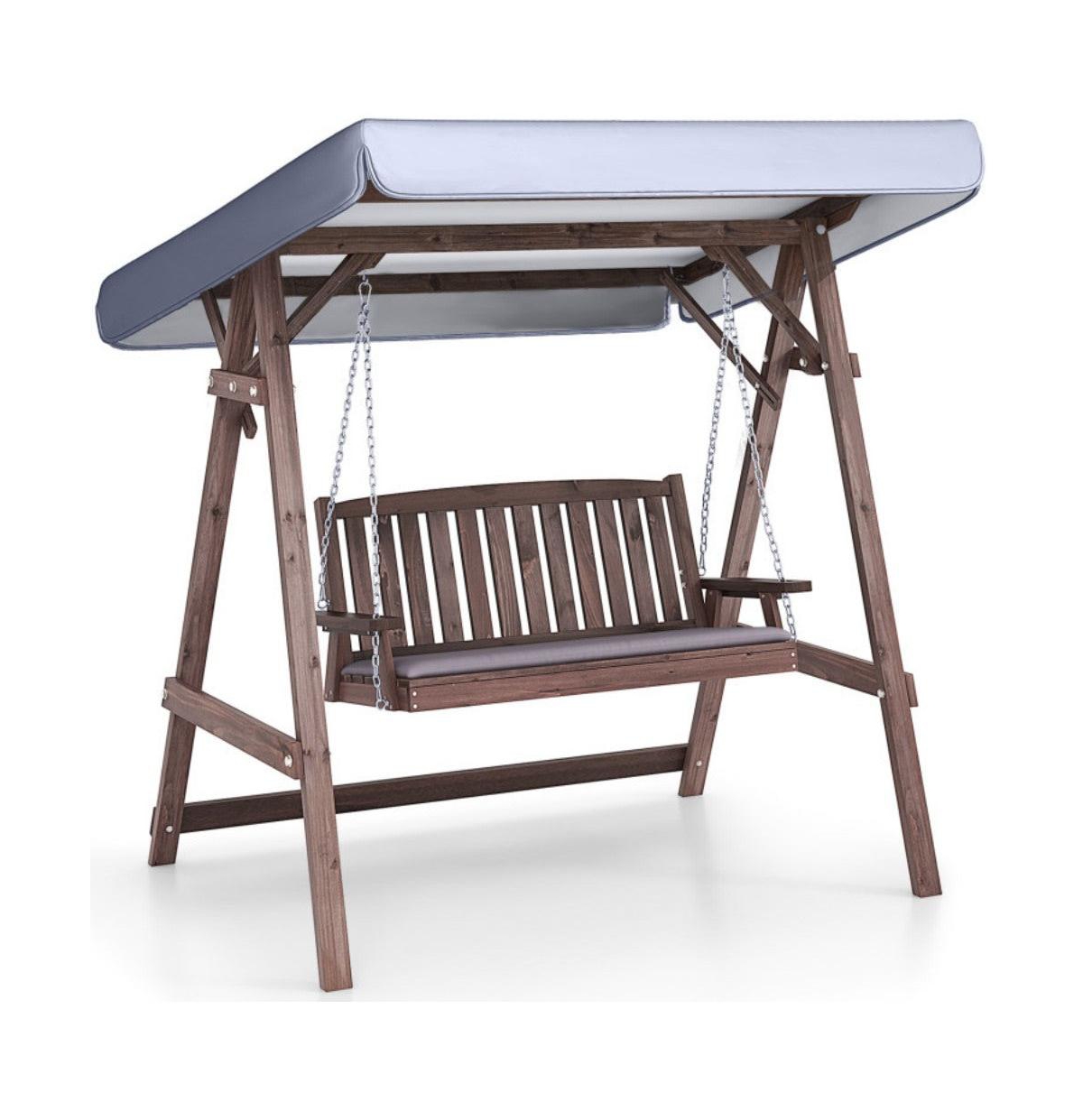 Click here for 2-Person Porch Swing with Fir Wood Stand and Tilt... prices