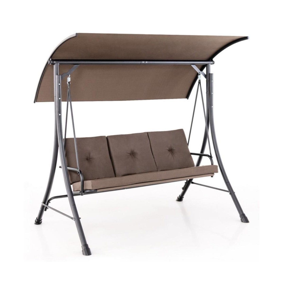 Click here for 3-Seat Outdoor Porch Swing with Adjustable Canopy... prices