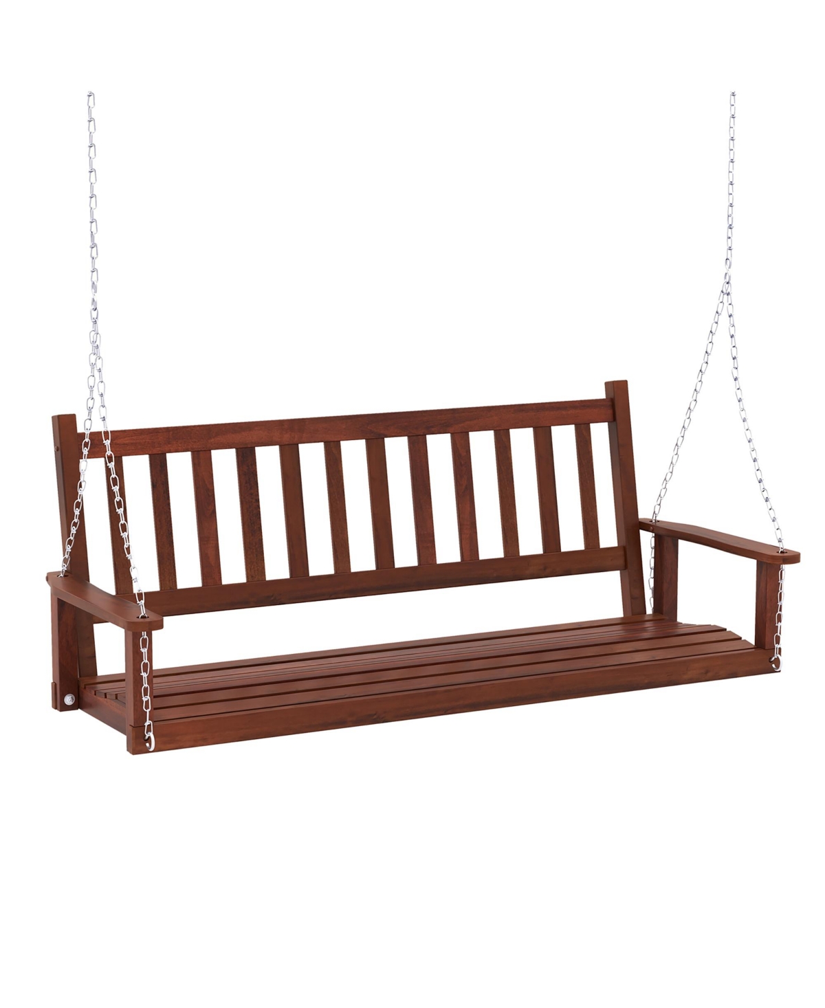 Click here for Gymax 5FT Wooden 3-Person Porch Swing Chair w/ Adj... prices