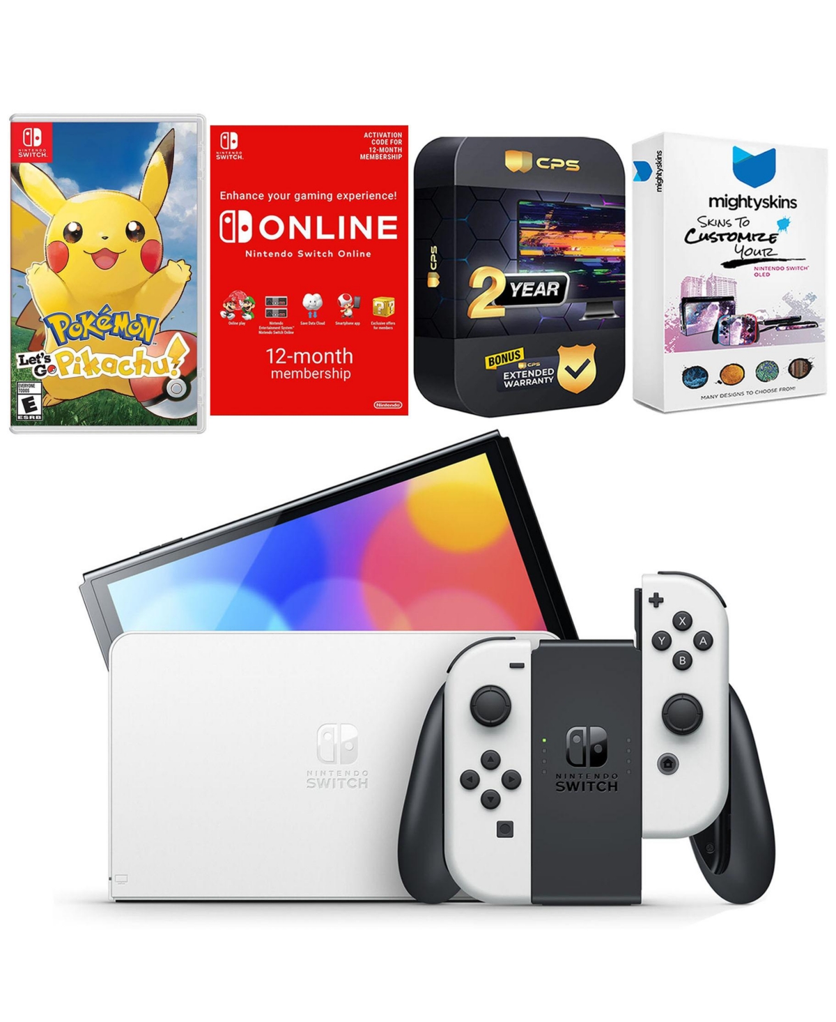 Click here for Nintendo Switch White Oled Console with Pokemon Le... prices