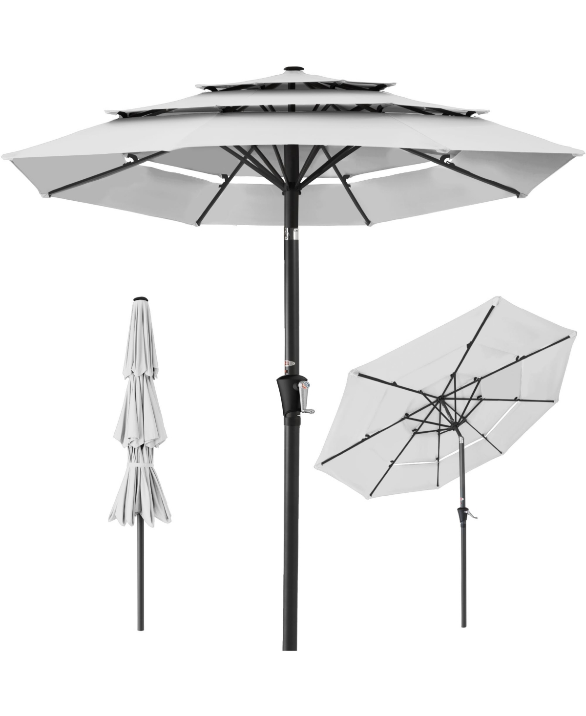 Click here for Best Choice Products 10ft 3-Tier Patio Umbrella  M... prices