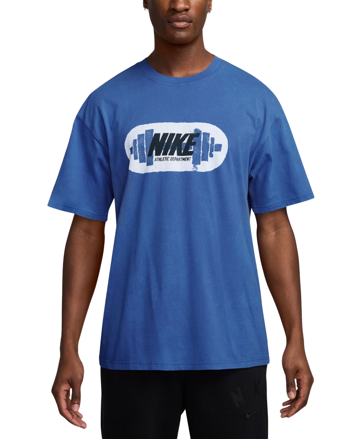 Click here for Nike Mens Max90 Relaxed Fit Short Sleeve Logo Grap... prices
