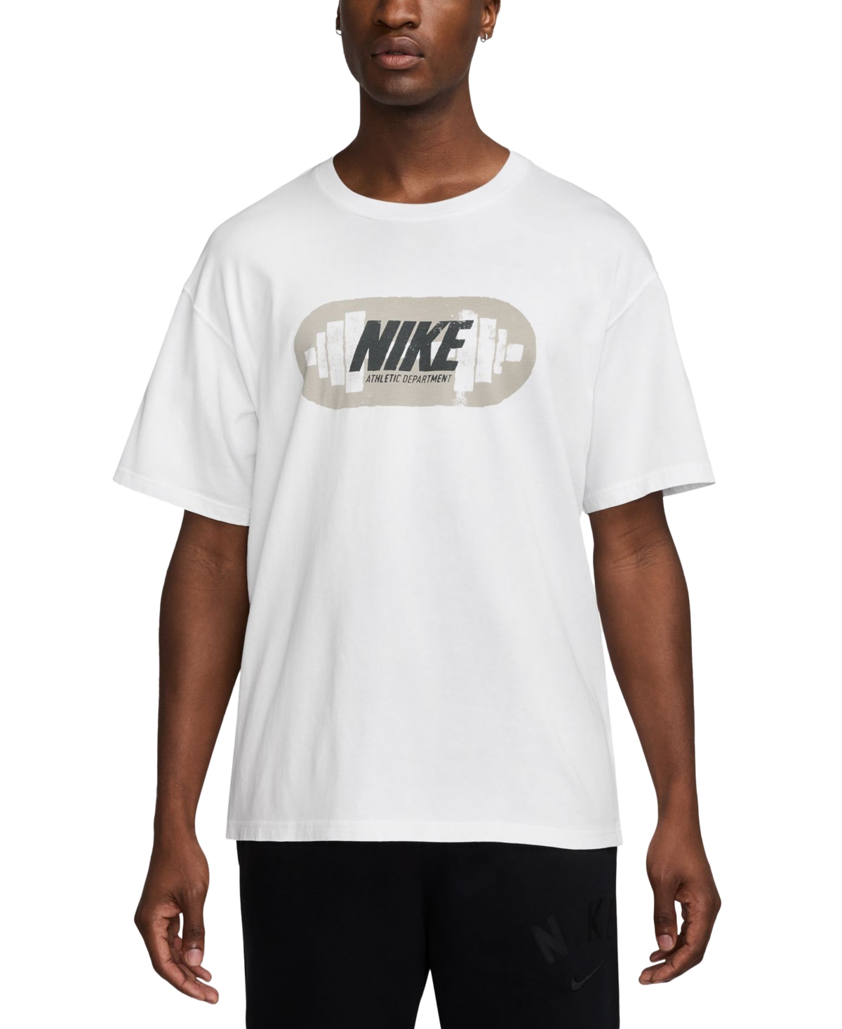 Click here for Nike Mens Max90 Relaxed Fit Short Sleeve Logo Grap... prices
