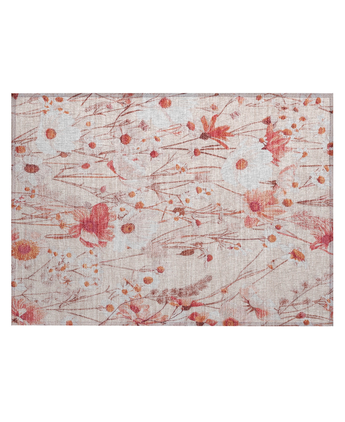 Click here for Addison Chantille ACN1504 18x26 Area Rug - Salmon prices