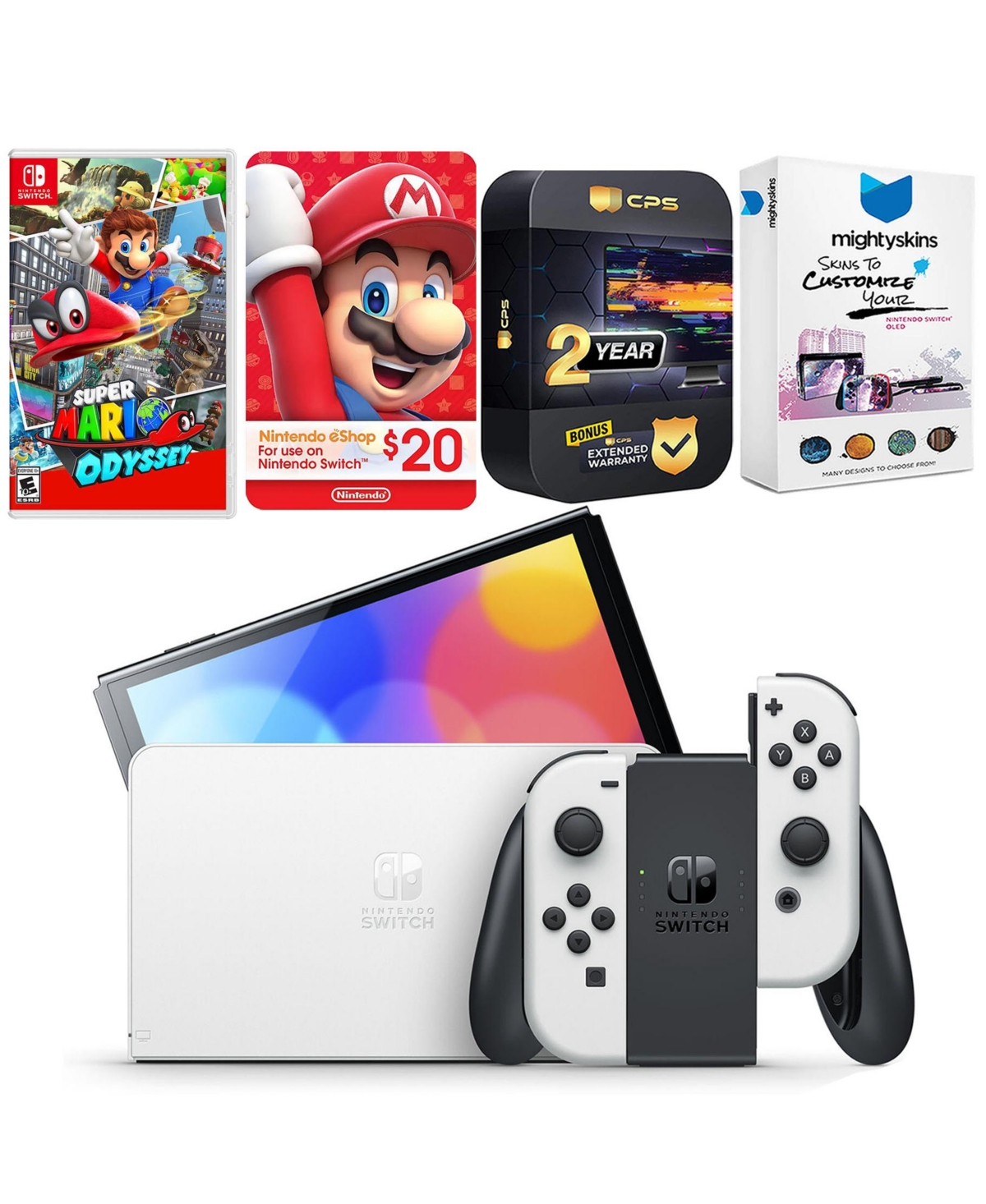 Click here for Nintendo Switch White Oled Console with Super Mari... prices