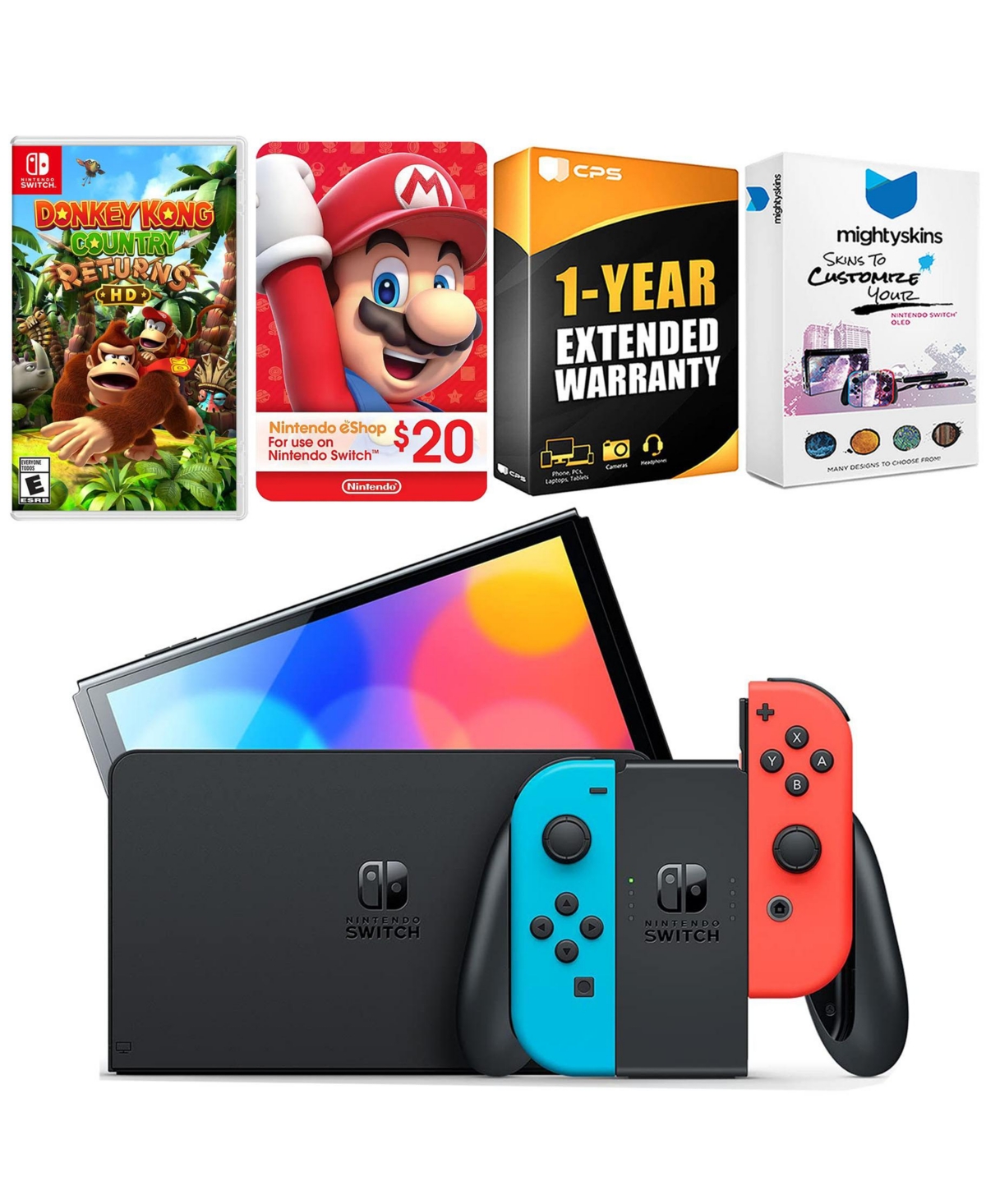 Click here for Nintendo Switch Neon Red & Blue Oled Console with... prices