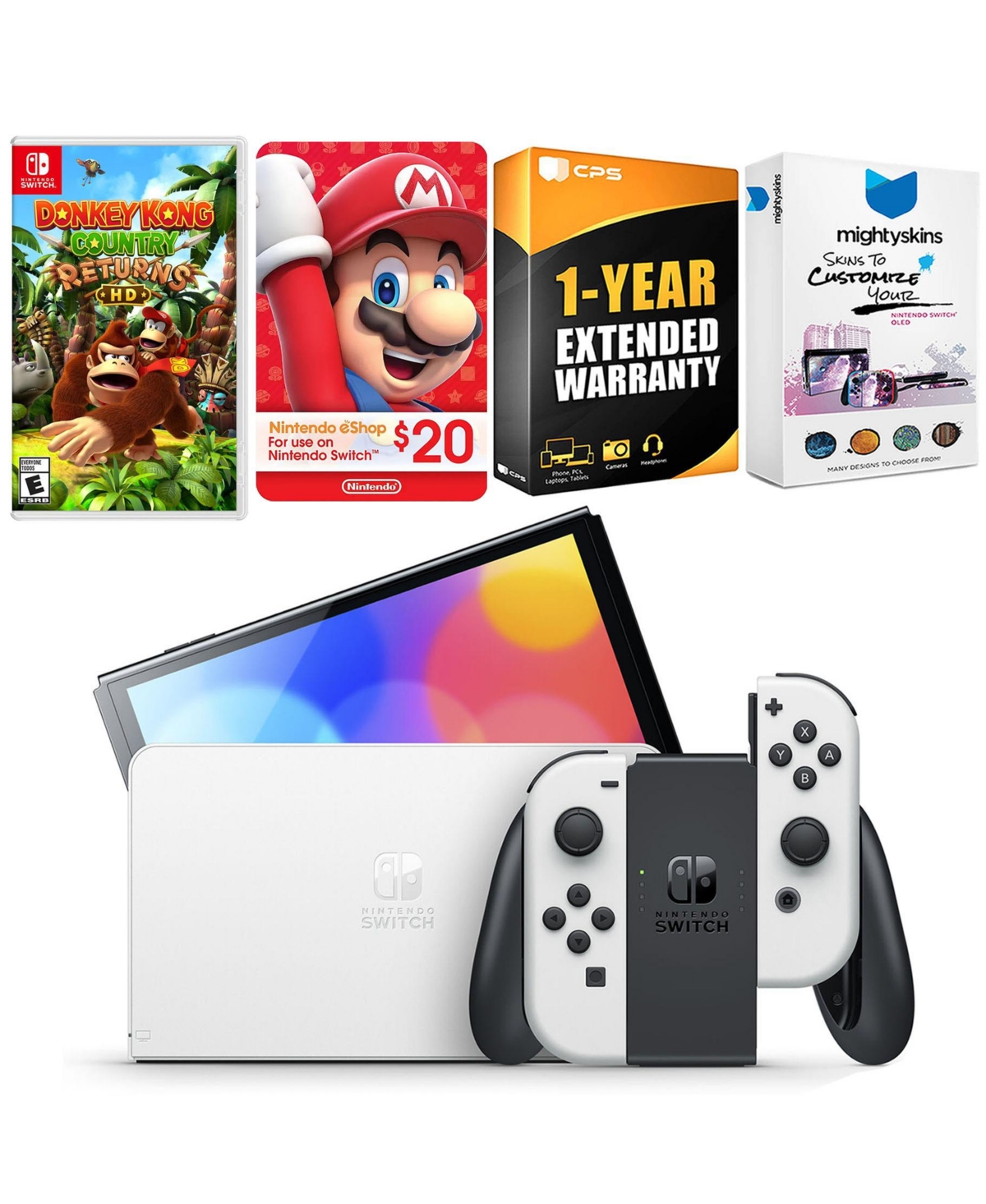 Click here for Nintendo Switch White Oled Console with Donkey Kon... prices