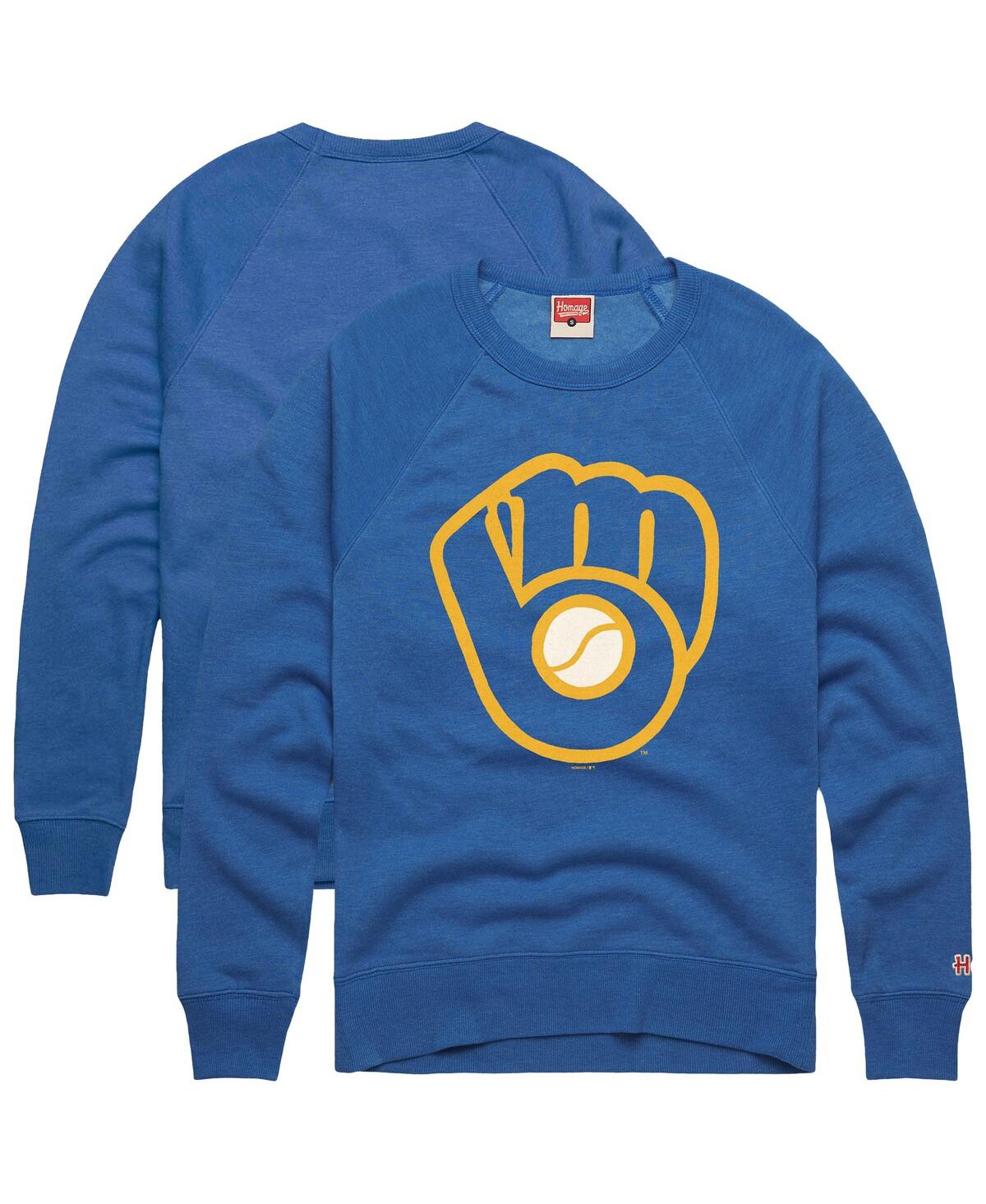 Click here for Homage MensÂ Royal Milwaukee Brewers Retro Tri-Ble... prices