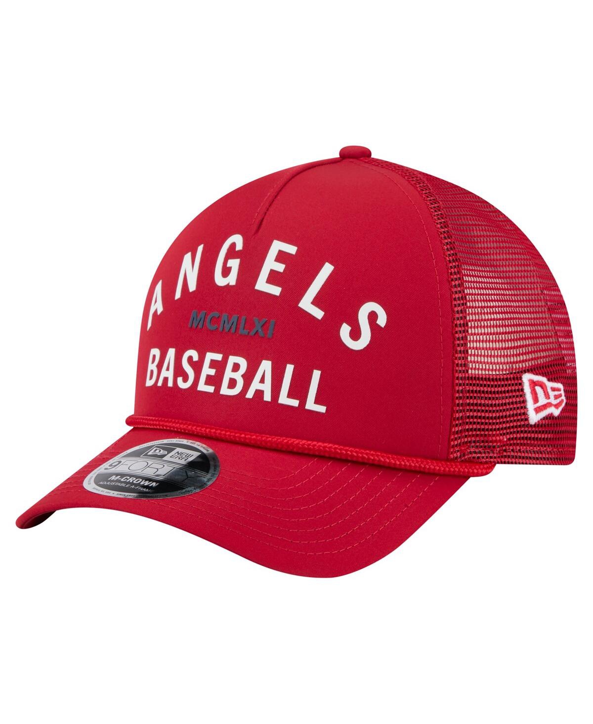 Click here for New Era Mens Red Los Angeles Angels Minimalist 9FO... prices
