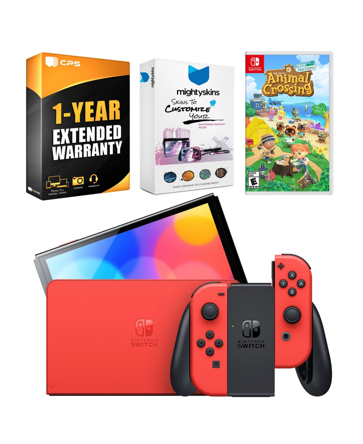 Click here for Nintendo Switch Oled Mario Red Edition with Animal... prices