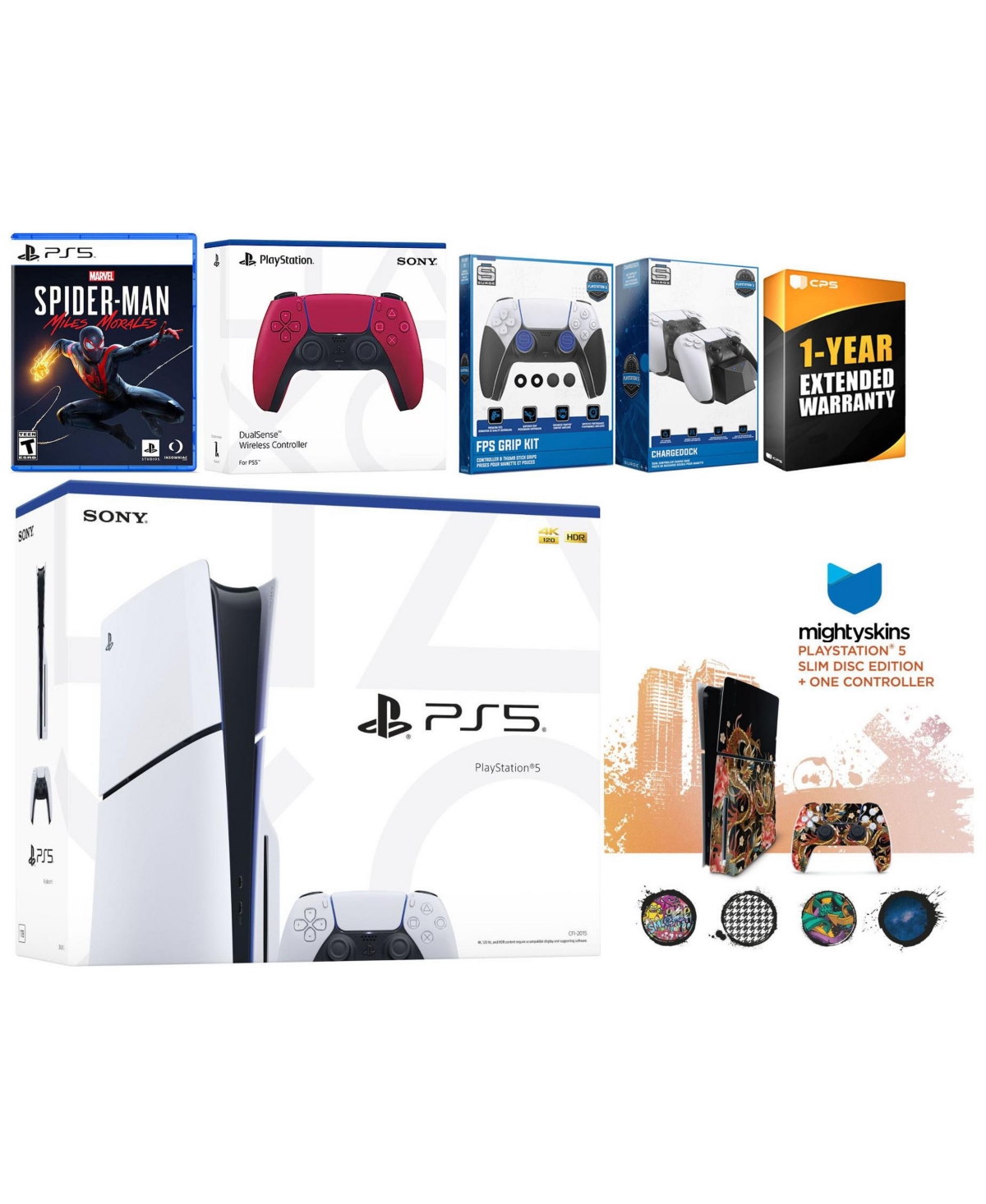 Click here for Sony Playstation 5 Slim Disc with Spider-Man: Mile... prices