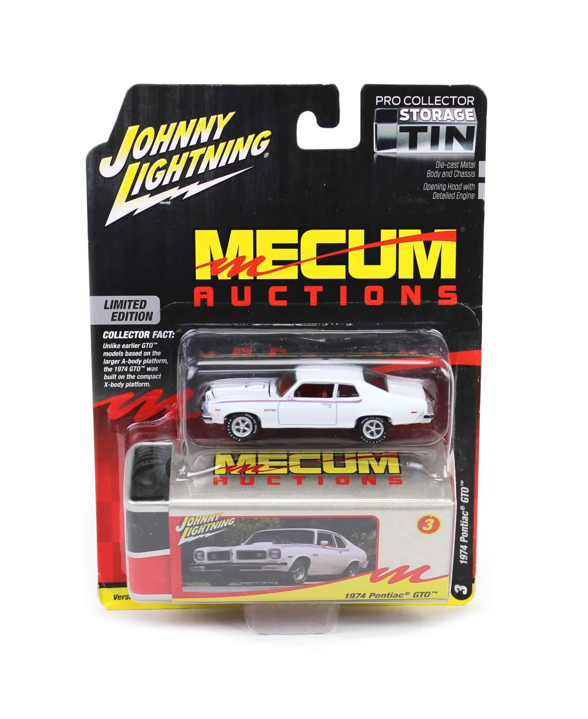 Click here for 1/64 1974 Pontiac Gto White  Mecum Johnny Lightnin... prices