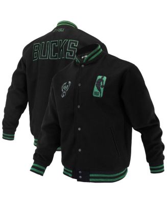 FISLL Men's and Women's Black Milwaukee Bucks Logo Man Shadow ...