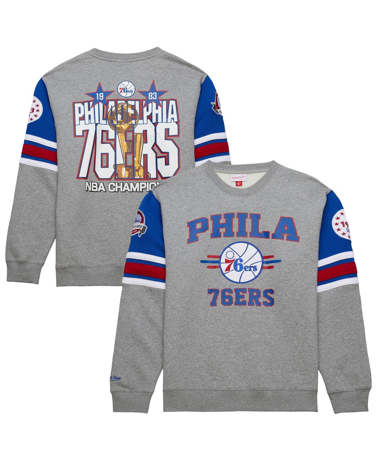 Click here for Mitchell & Ness Mens Heather Gray Philadelphia 76e... prices
