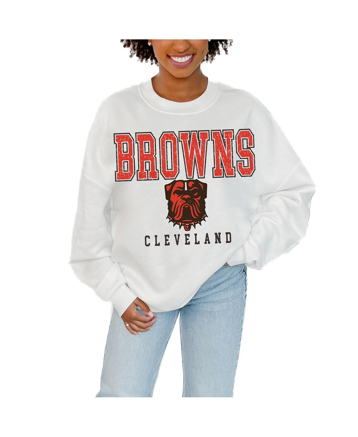 Click here for Gameday Couture Womens White Cleveland Browns Sund... prices