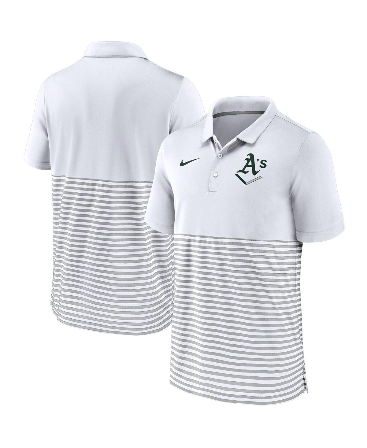 Click here for Nike Mens White/Gray Athletics Home Plate Striped... prices
