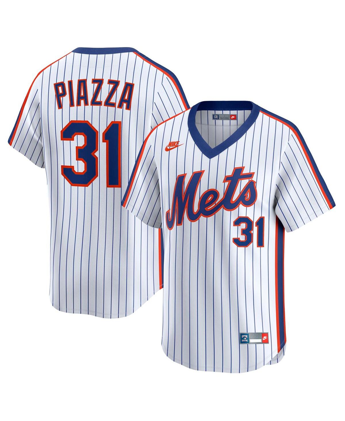 Click here for Nike Mens Mike Piazza White New York Mets Throwbac... prices
