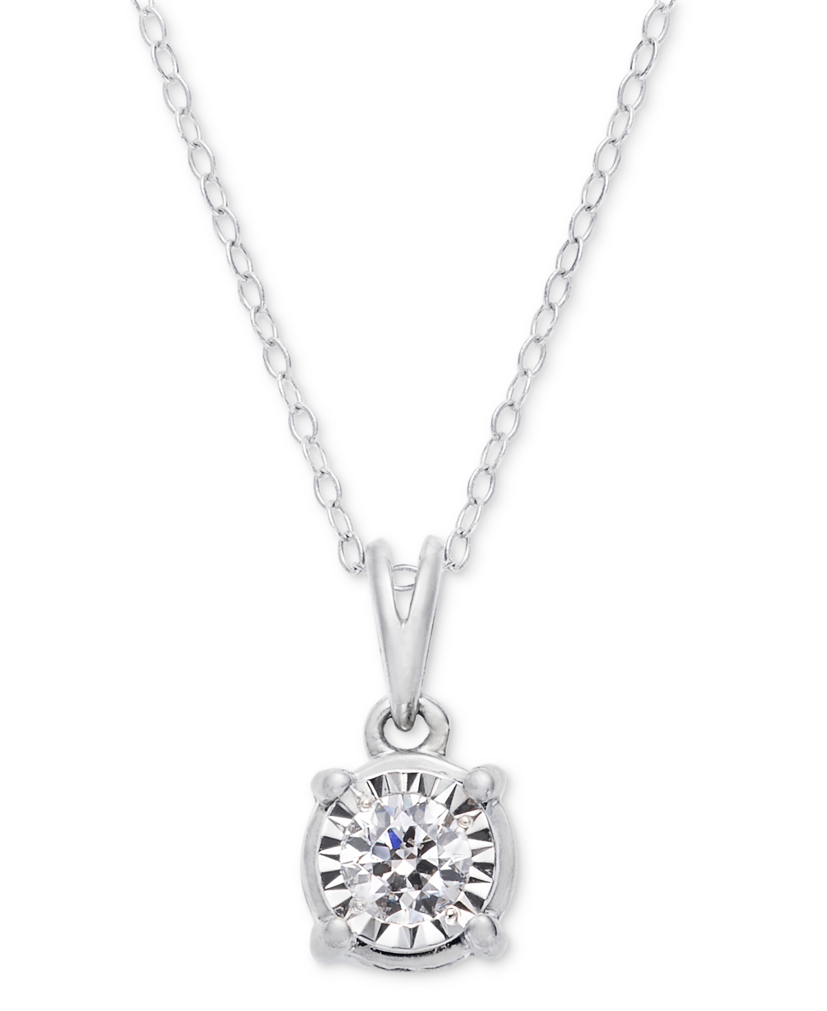 Click here for TruMiracle Diamond 18 Pendant Necklace (1/2 ct. t.... prices
