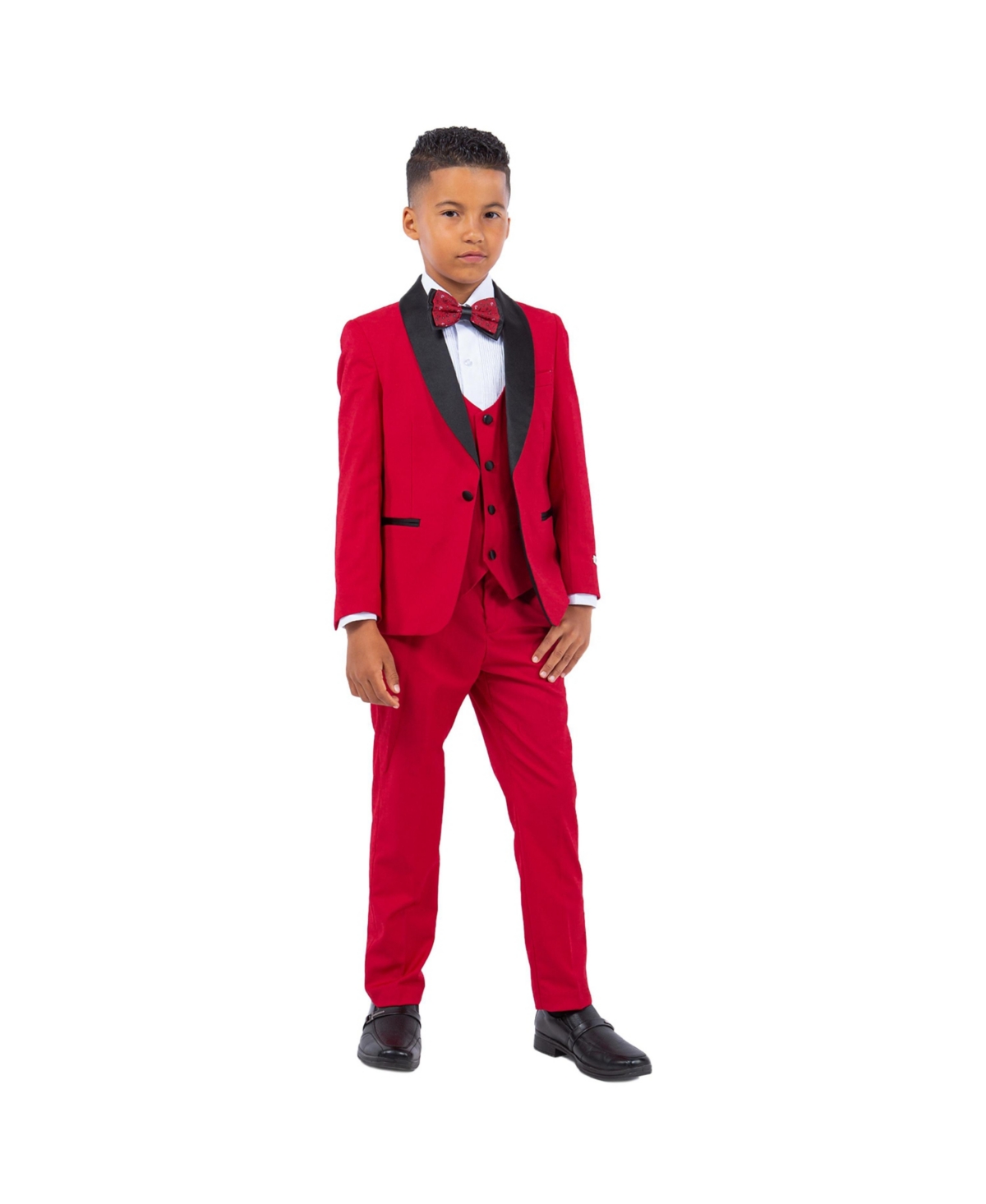 Click here for Stacy Adams Big Boys 5 Pc Tuxedos - Red prices