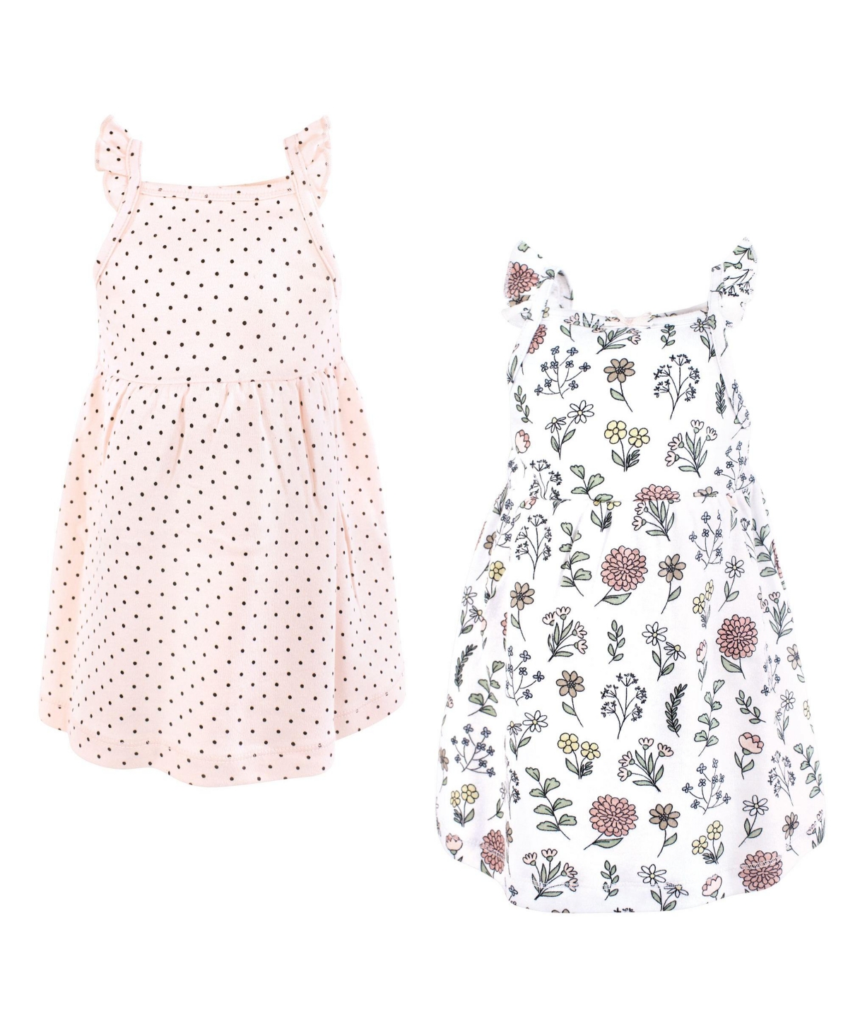 Click here for Hudson Baby Baby Girls 2Pk Sleeveless Dress - Past... prices