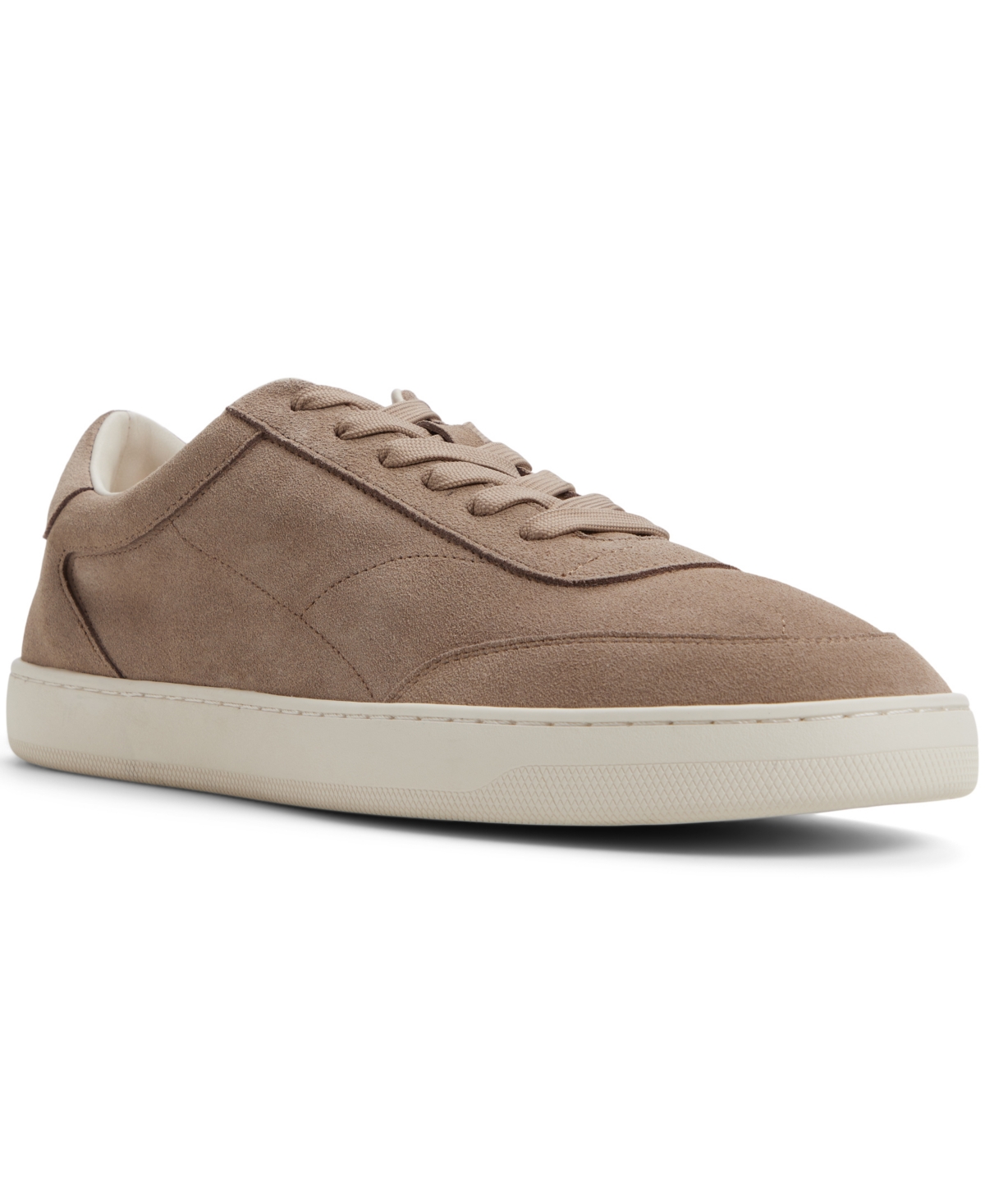 Click here for Aldo Mens Evrett Lace Up Sneakers - Suede taupe prices