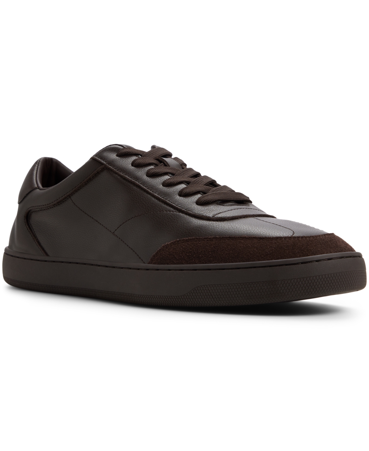 Click here for Aldo Mens Evrett Lace Up Sneakers - Tumbled brown prices