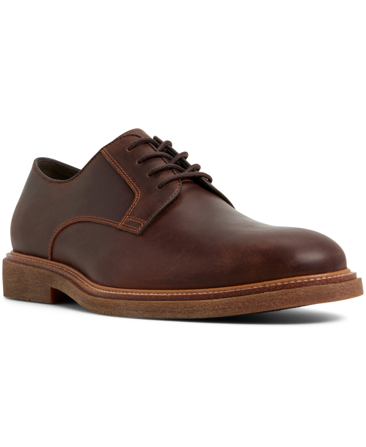 Click here for Aldo Mens Raiden Lace Up Sneakers - Smooth brown o... prices