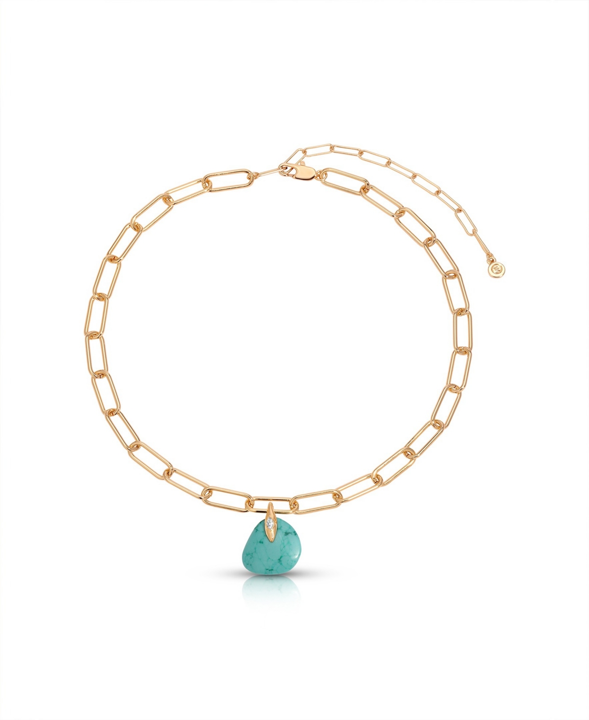 Click here for Ettika Turquoise Stone Necklace - Gold  Turquoise prices