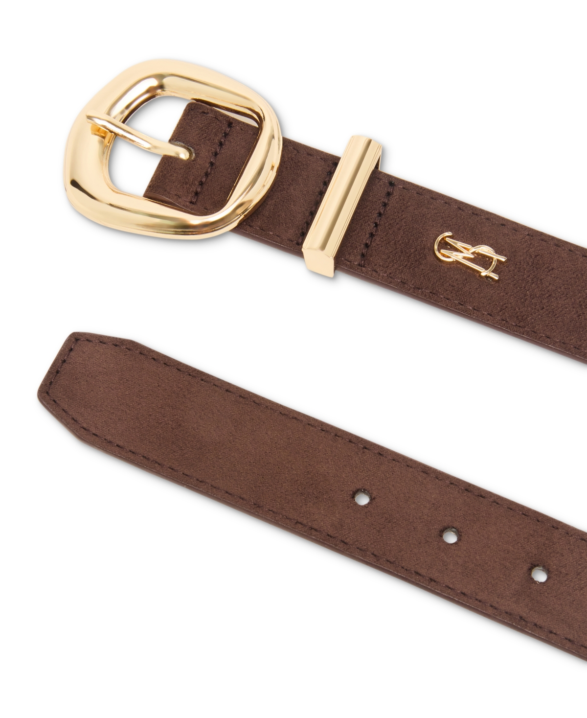 Click here for Steve Madden 1.26 Center Bar Buckle Faux-Leather B... prices