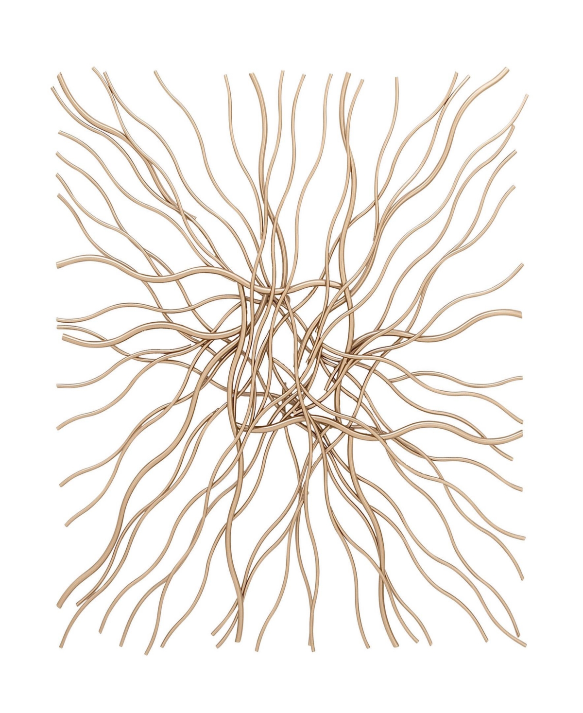 Click here for Rosemary Lane Metal 40 Overlapping Lines Wall Deco... prices