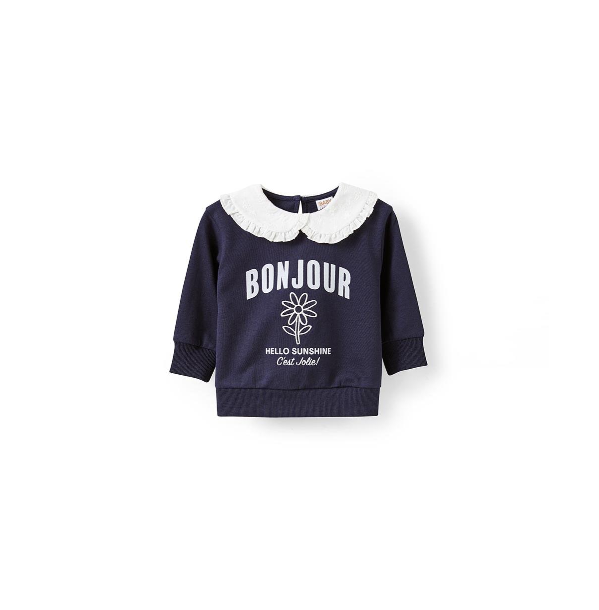 Click here for Cotton On Baby Boys Claire Broderie Collar Top - N... prices