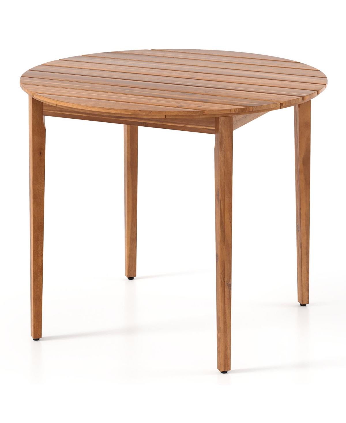 Click here for Slickblue Acacia Wood Round Outdoor Dining Table f... prices