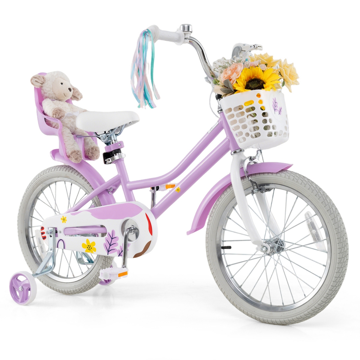 Click here for Kids Bicycle for Girls with Doll Seat and Colorful... prices