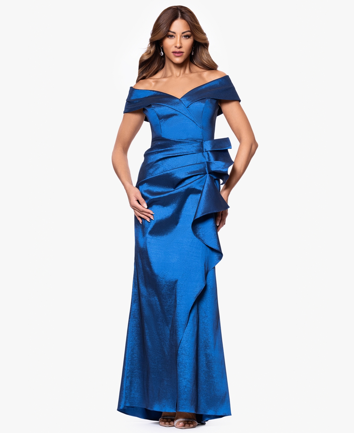 Click here for Xscape Petites Sweetheart-Neck Long Sheath Dress -... prices