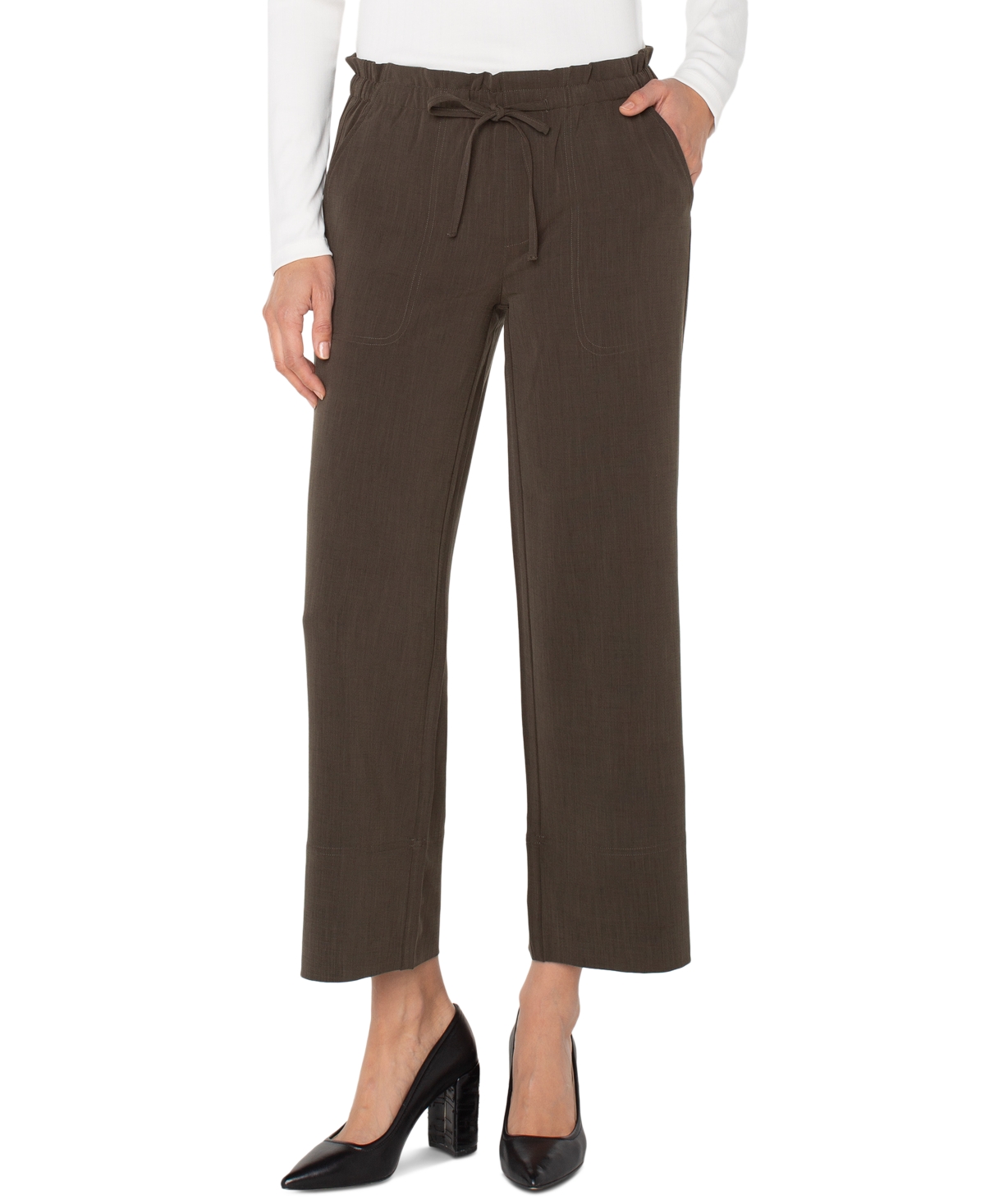 Click here for Liverpool Los Angeles Womens Pull-on Wide-Leg Crop... prices
