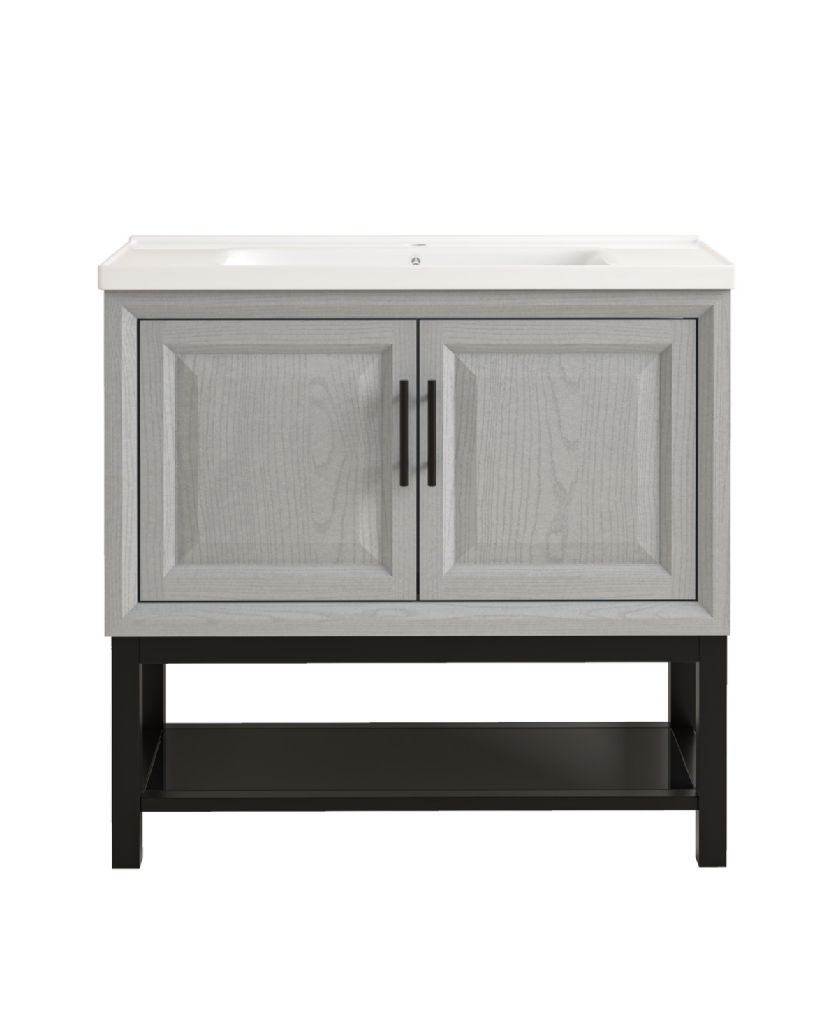 Click here for 36" Vanity with Ceramic sink - Grey prices