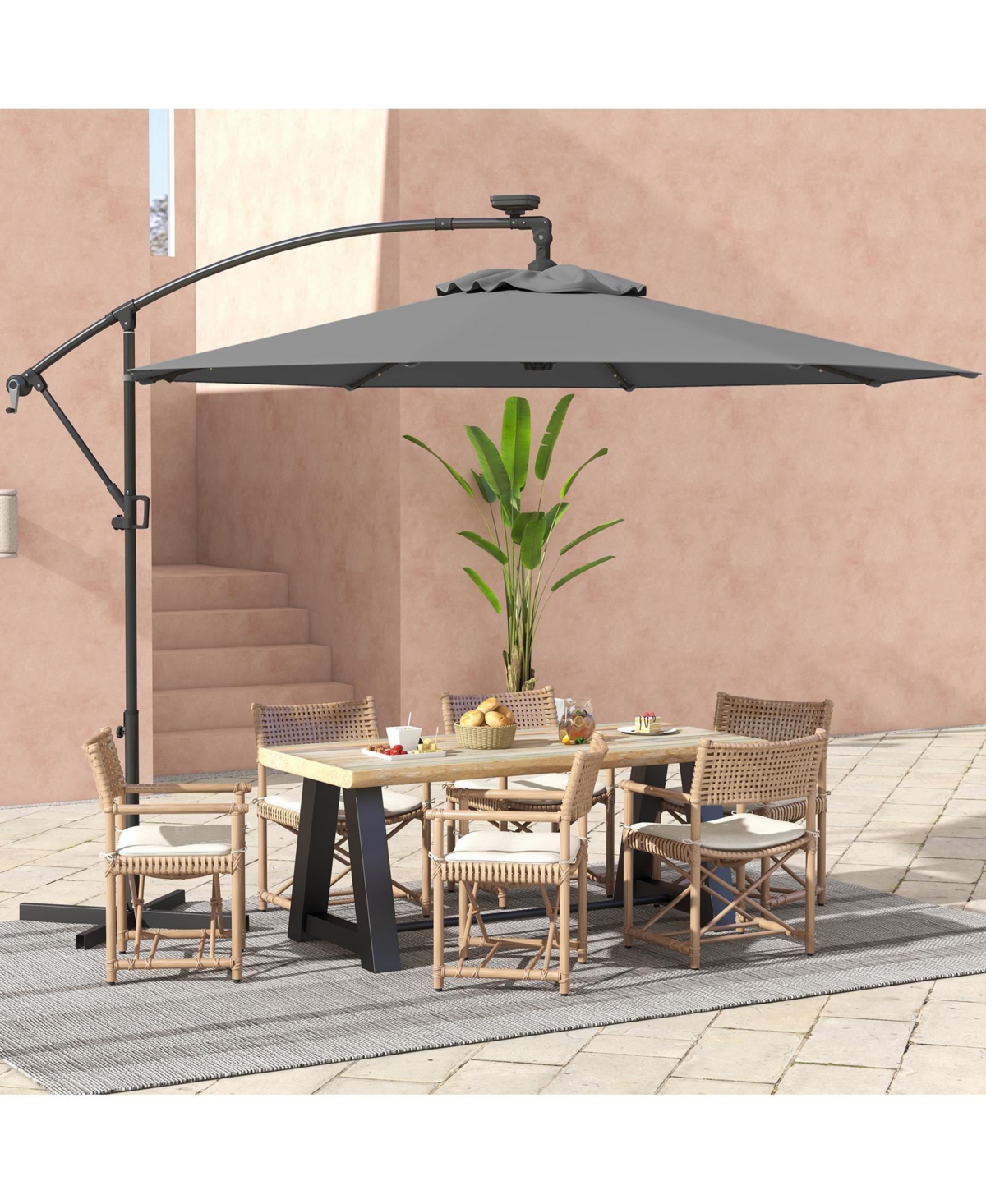 Click here for 360° Rotation Solar Powered Led Patio Offset... prices