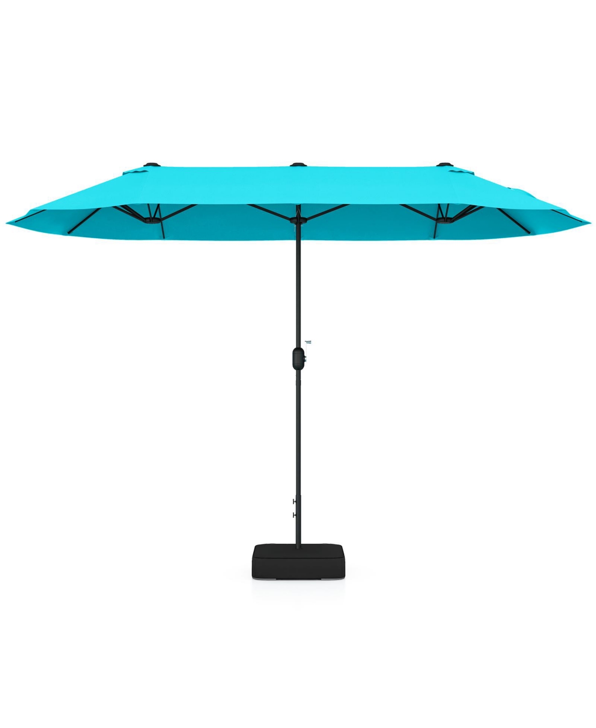 Click here for Double Sided Patio Table Umbrella with Crank Handl... prices