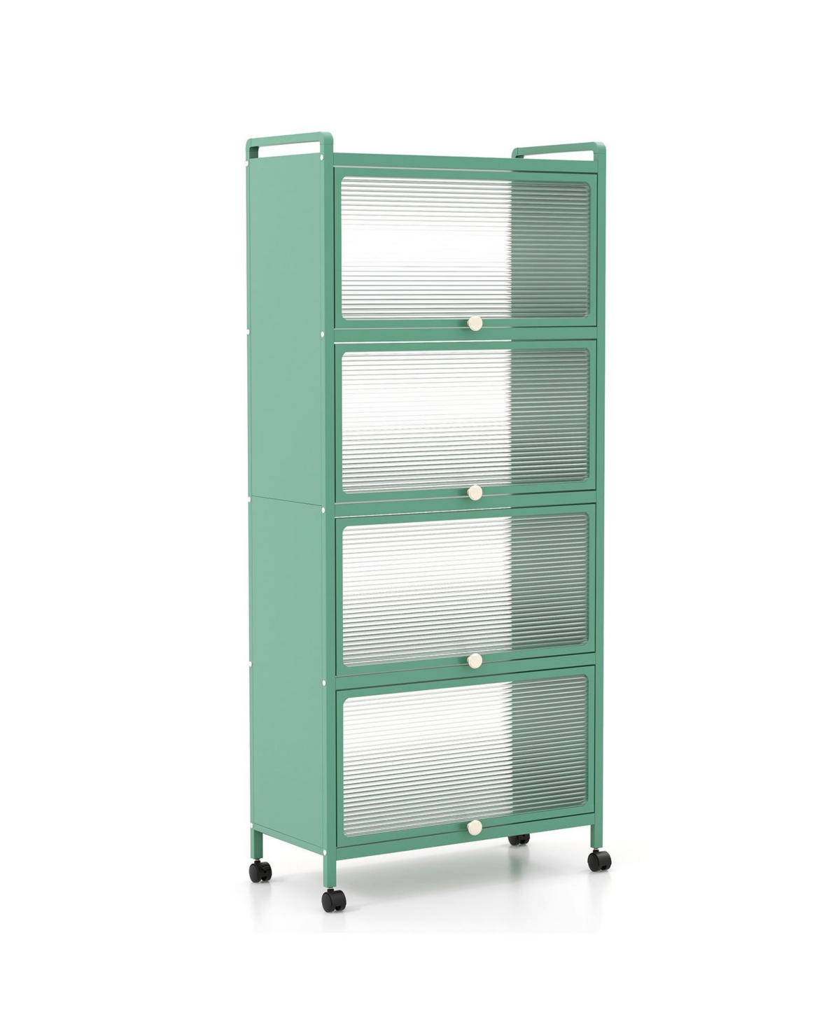 Click here for 5-Tier Kitchen Bakers Rack with Flip-Up Pc Doors a... prices