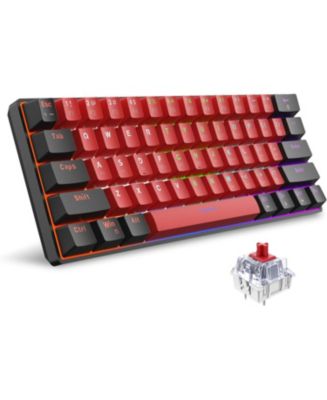 RISOKEYS 60% Wired Mechanical Keyboard, Mini Gaming Keyboard with 61 ...